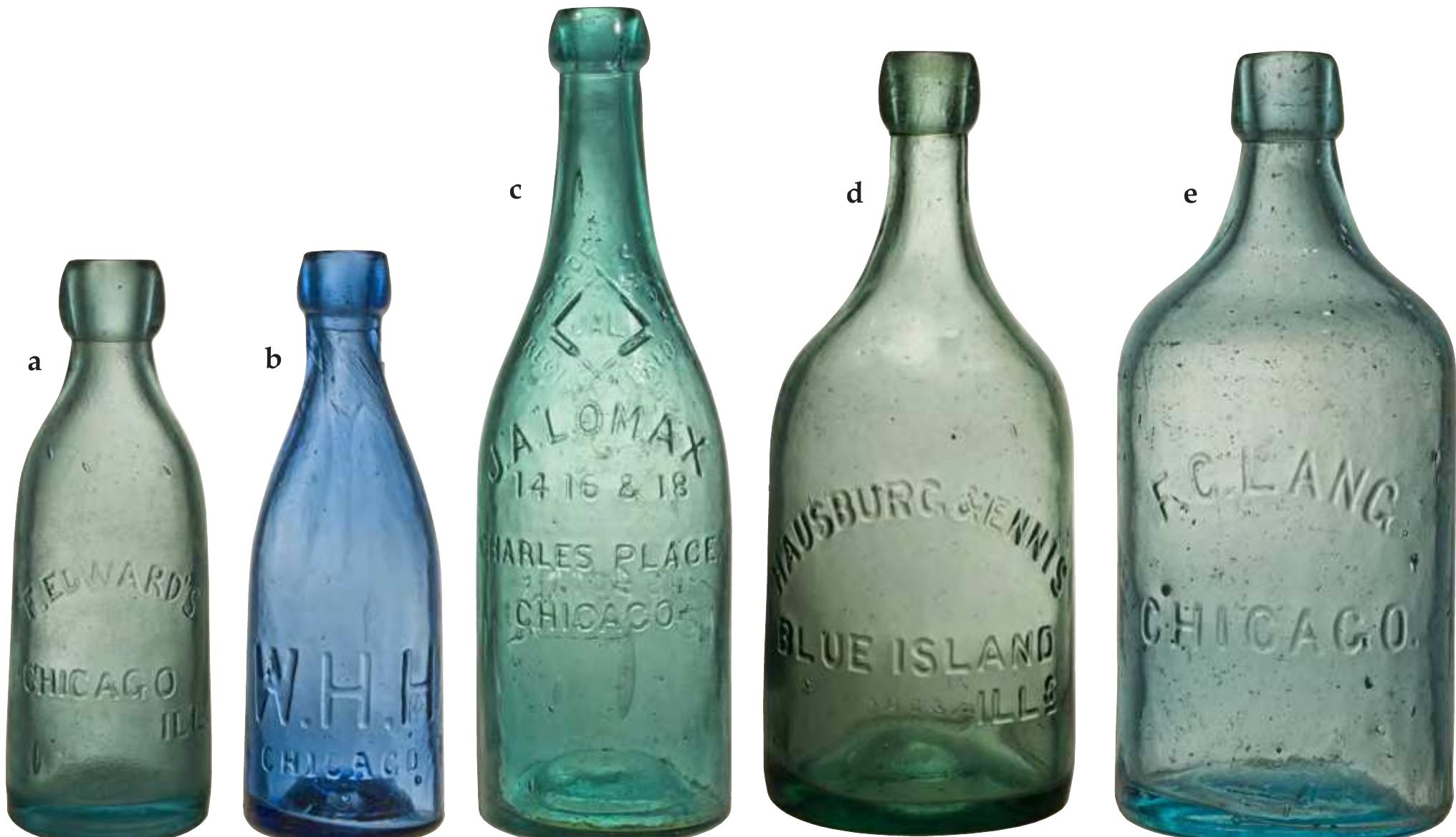 I.11. examples of high-shoulder and low-shoulder pint sodas