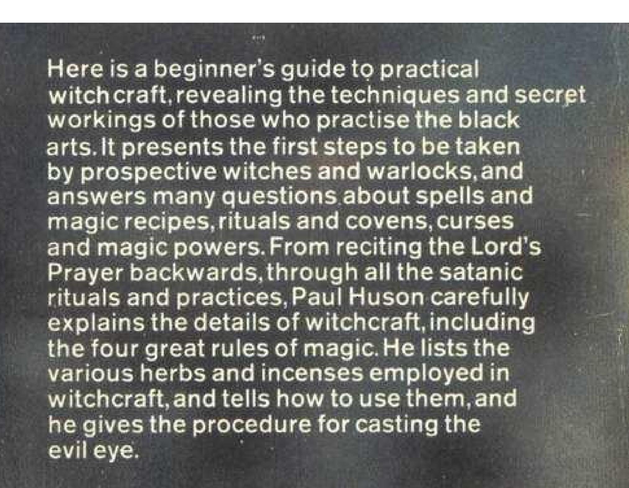 (PDF) Mastering witchcraft
