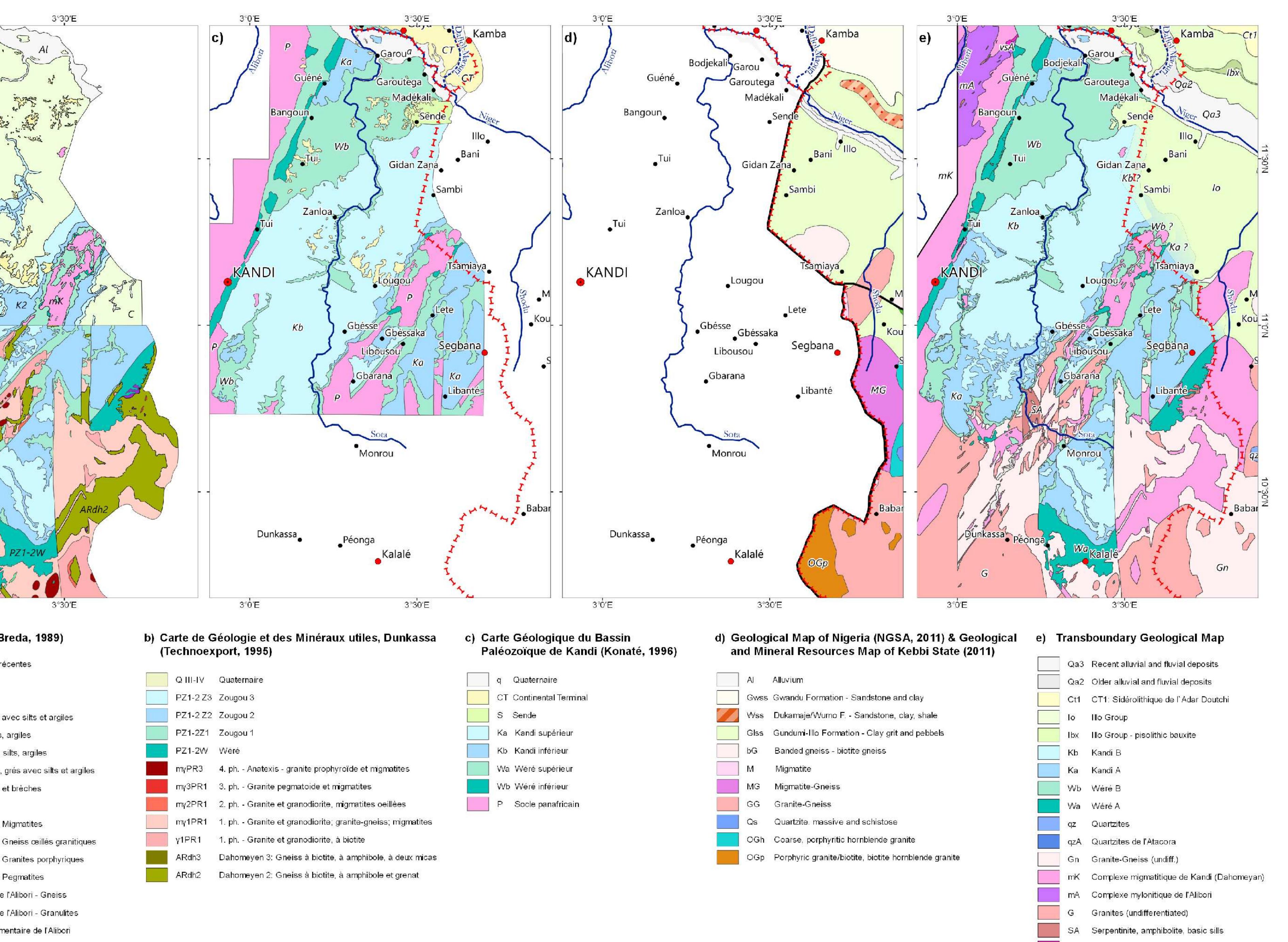Figure 19 - Geological Map of the transboundary region