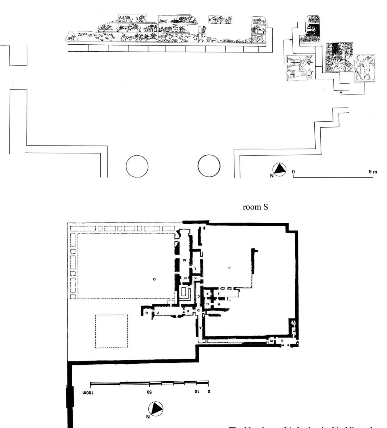 Room s in the north palace nineveh (montage based on
