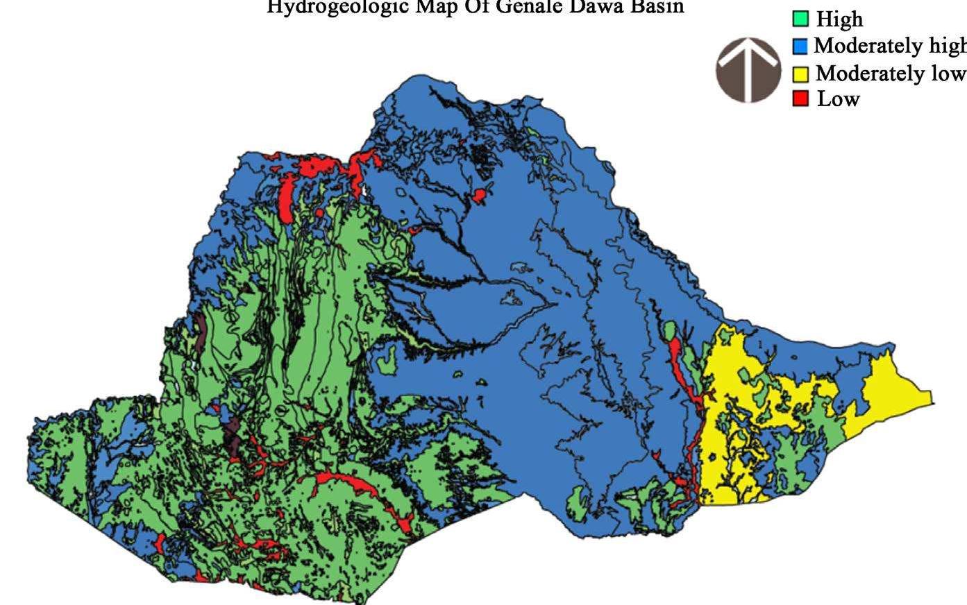 Hydrogeological map of genale-dawa river basin.
