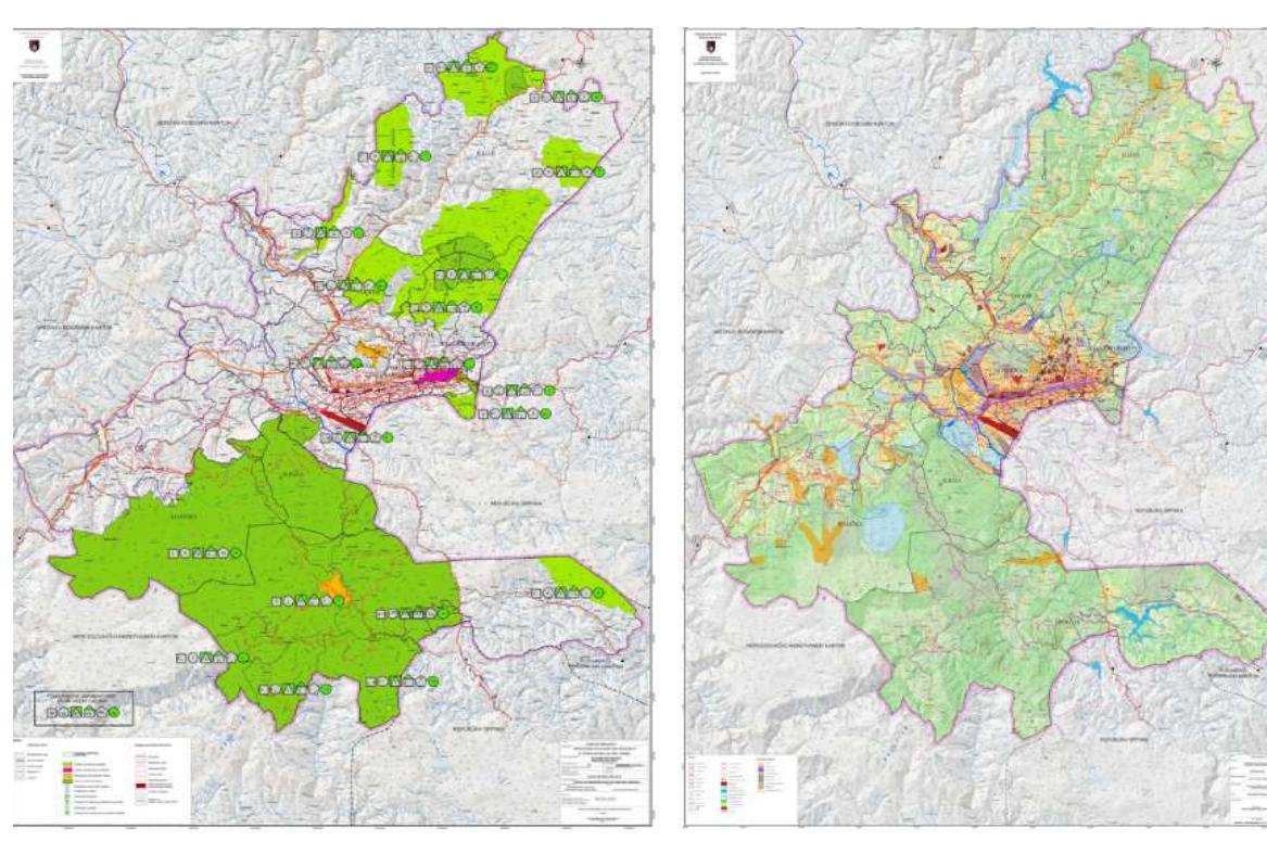 Spatial plan of sarajevo canton 2003-2023 - composite map