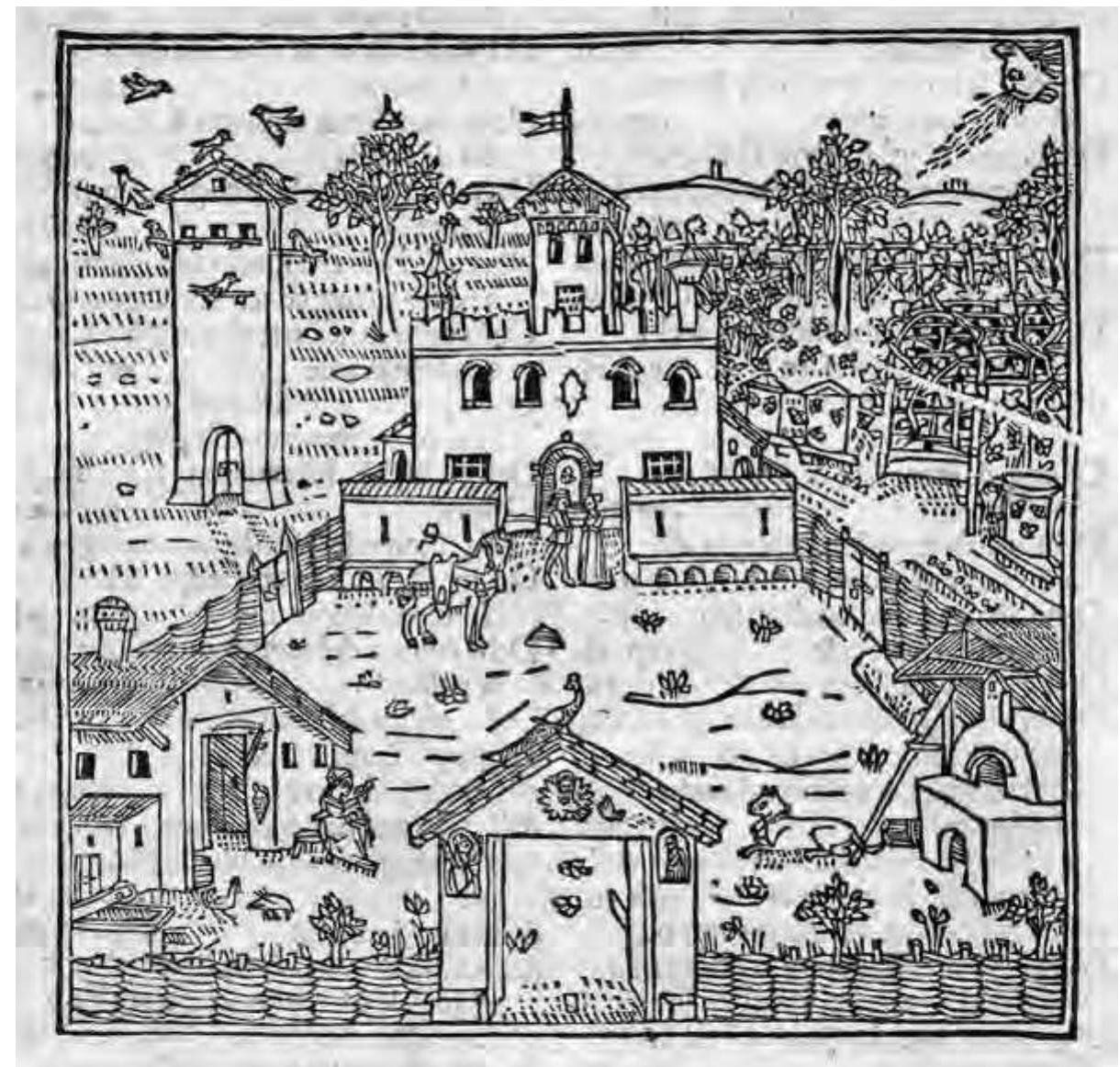 Structure with a hemispherical dome is visible between the