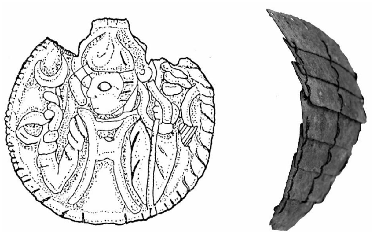 From the left: ku8an seal, drawing by k. tanabe, clearly