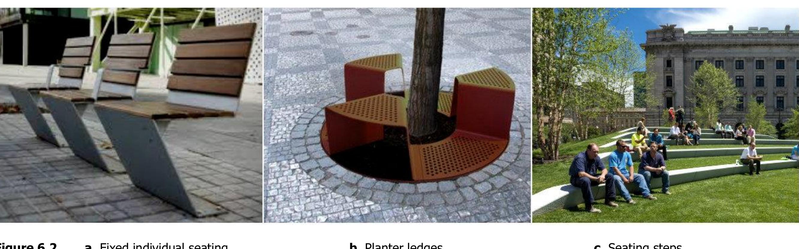 All public spaces as public squares are required to provide