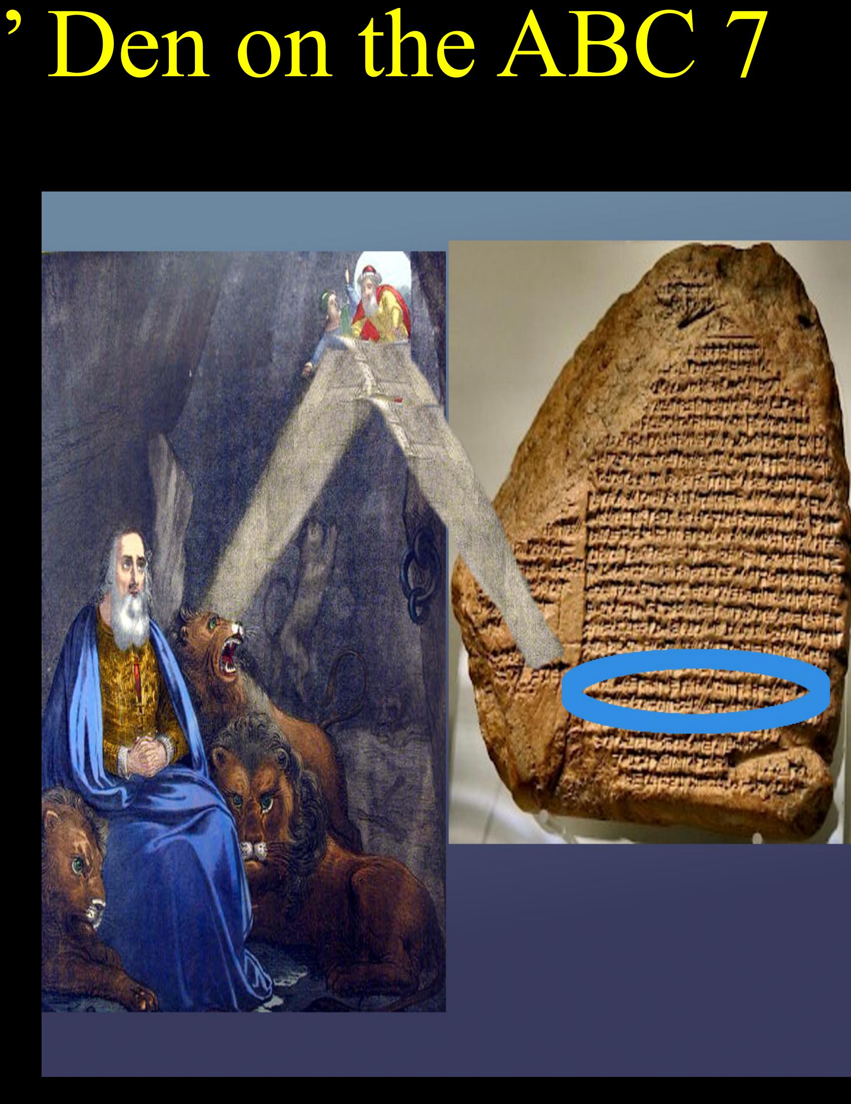 (PDF) Finding Daniel in the Lions' Den on The ABC 7 (Nabonidus Chronicle)