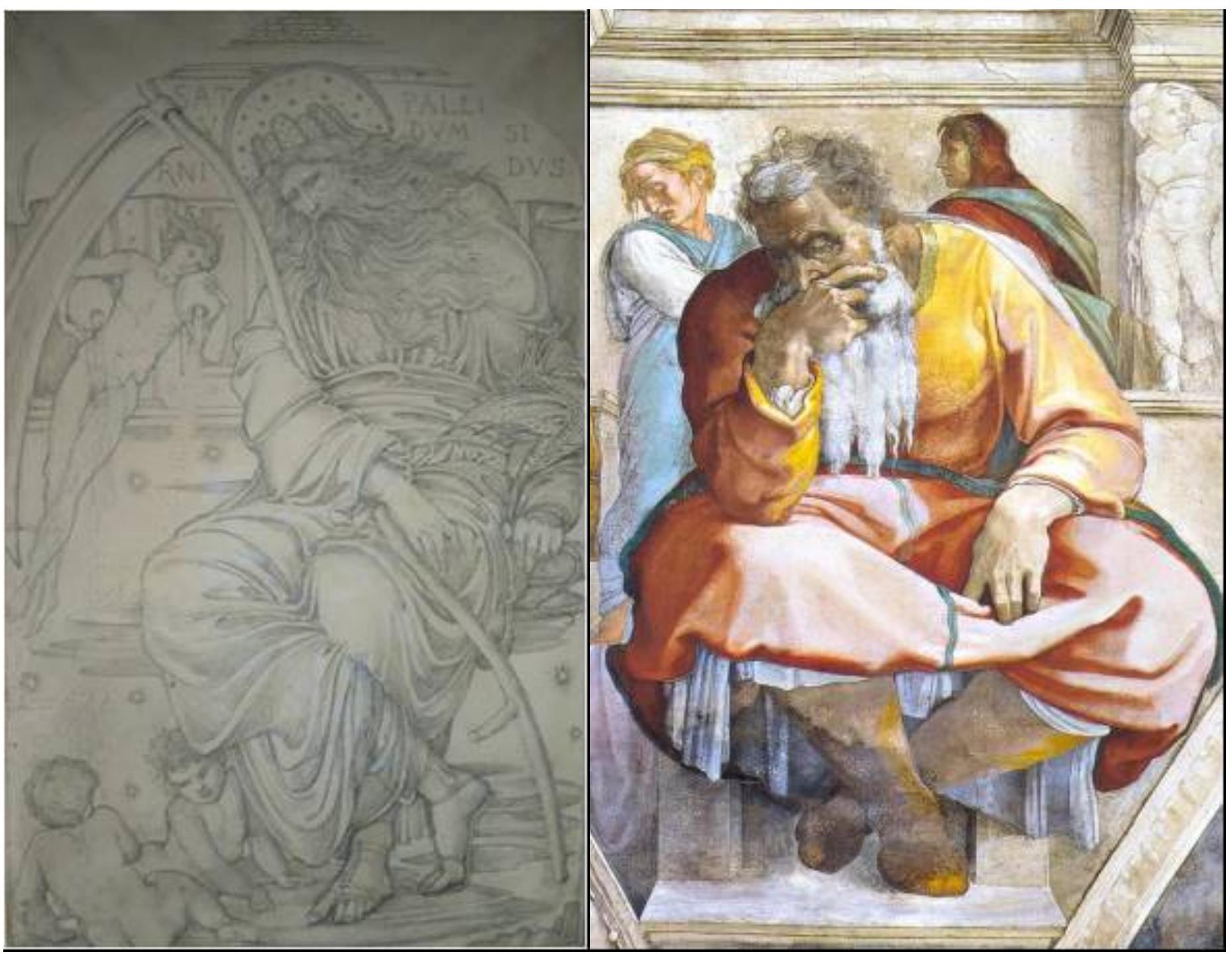 Michelangelo, prophet jeremiah, 1509, ceiling. figure 6.