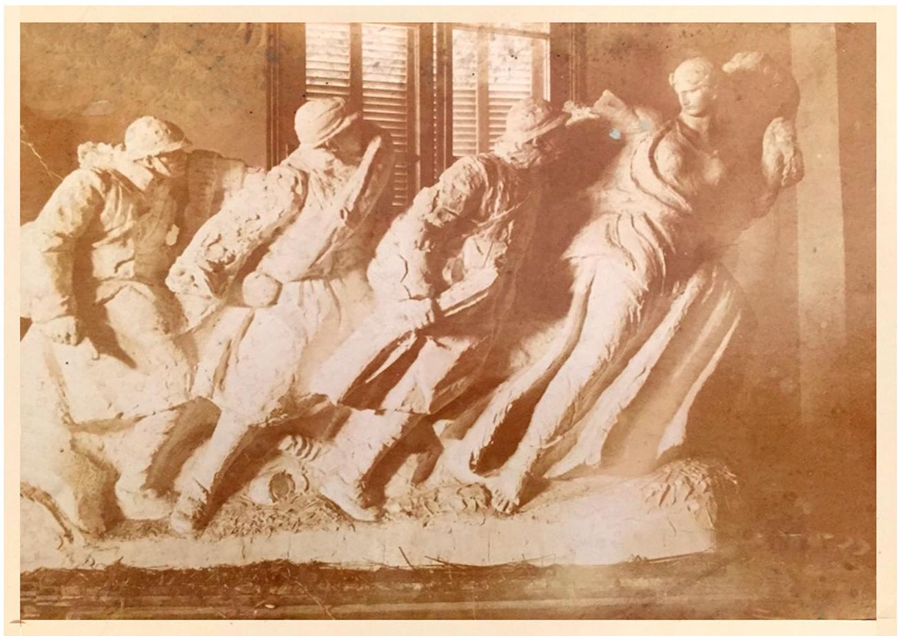 Artist's plaster model, photo courtesy of fondation