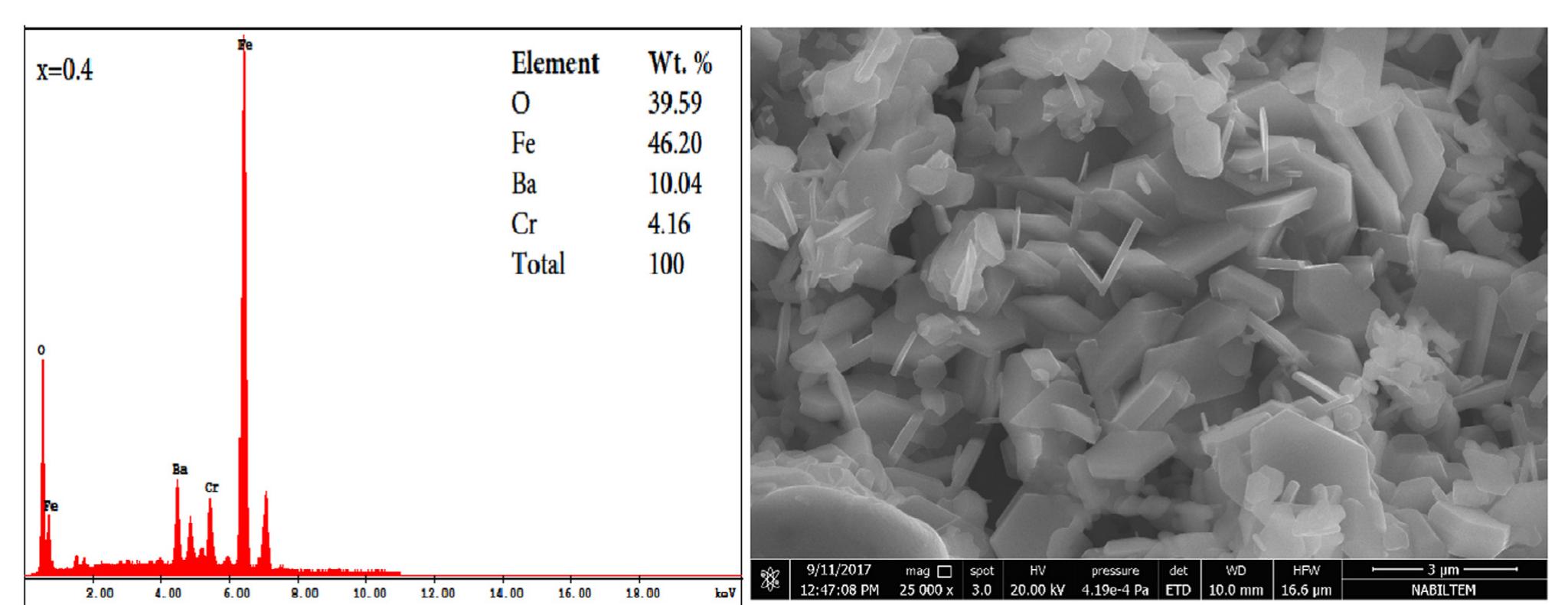 B. sem image, edx spectra and elemental mapping micrographs
