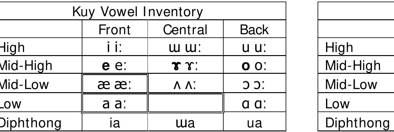 (PDF) General description of the Kuy-Kuay language