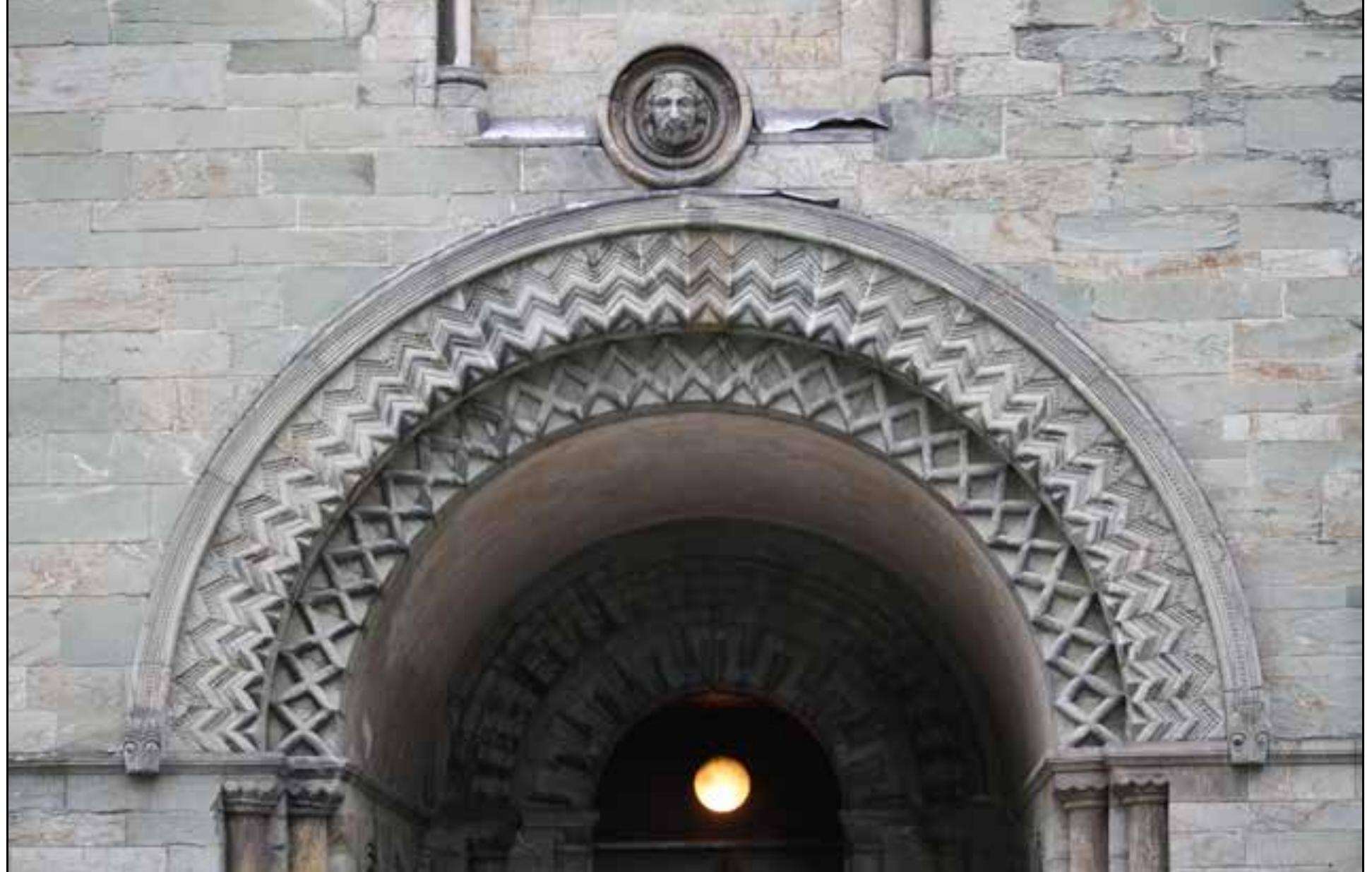 Detail, north porch outer arch, nidaros cathedral,