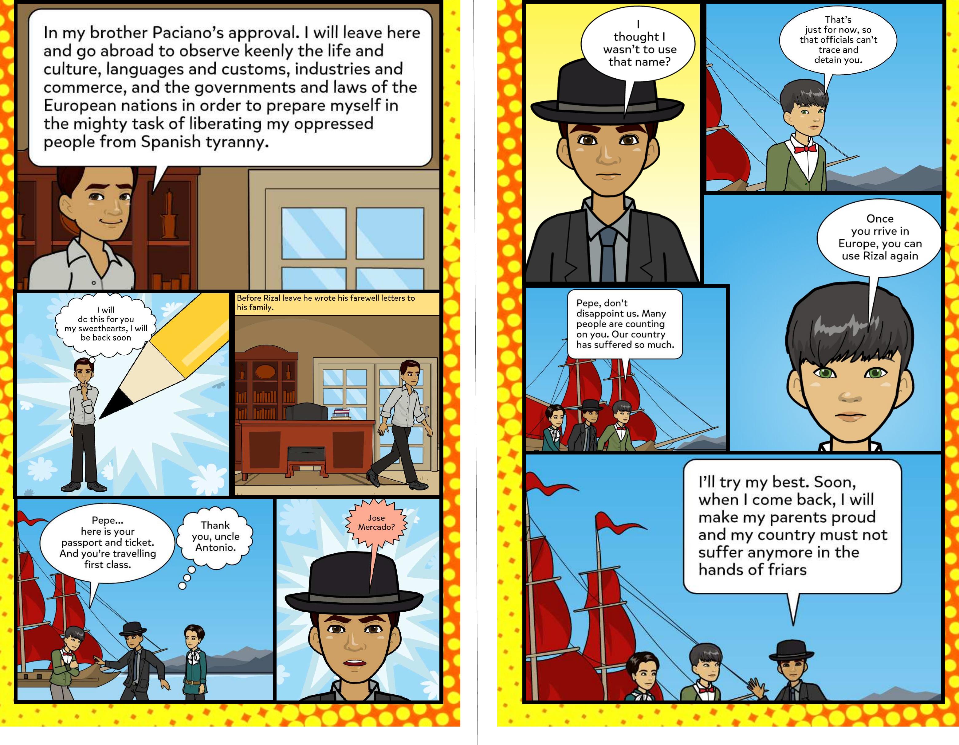 Figure 3 - Travels of Jose Rizal (Comic File)
