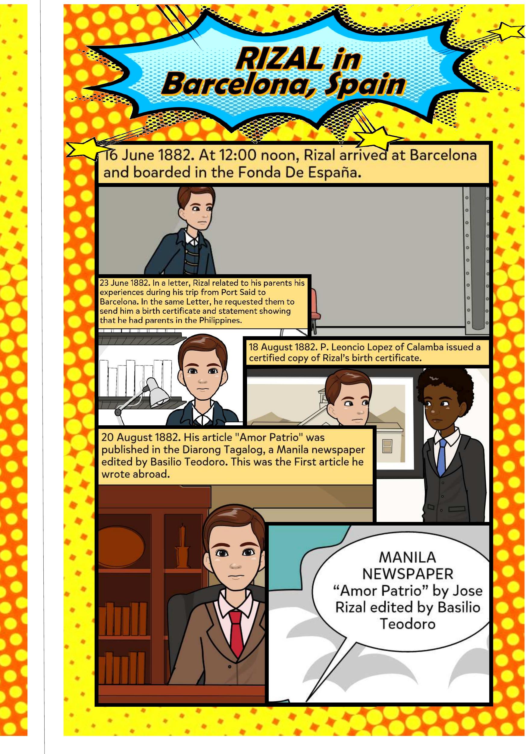 Figure 6 - Travels of Jose Rizal (Comic File)