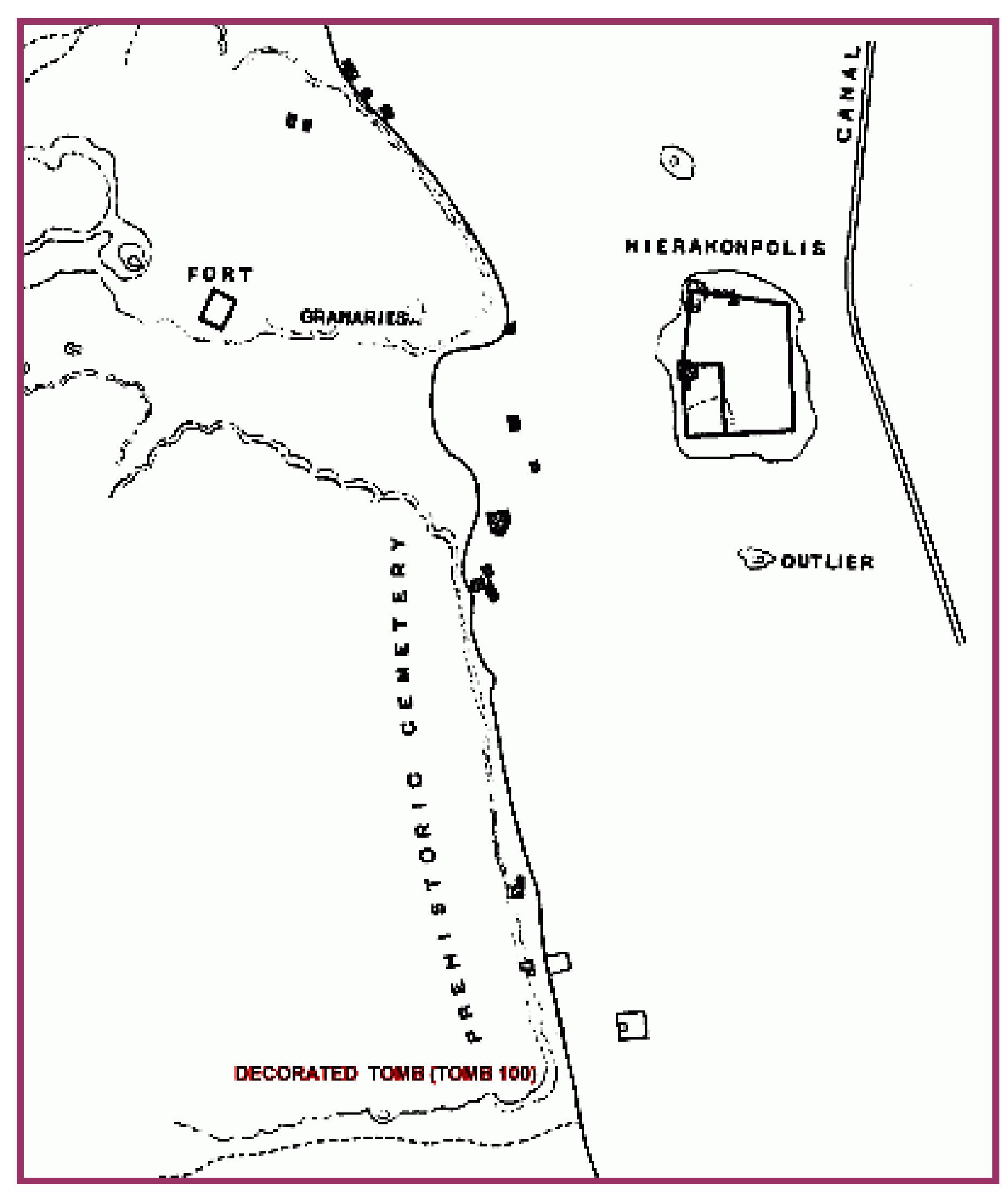 Figure 3 - Tomb 100 -The Painted Tomb of Hierakonpolis