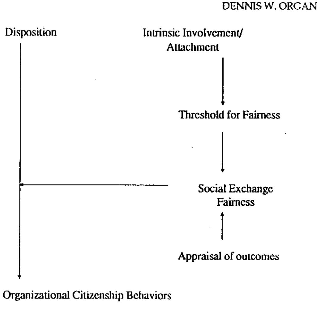 A suggested model for explaining and predicting ocb.