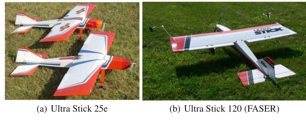 The uav research group uses cots r/c fixed wing aircraft