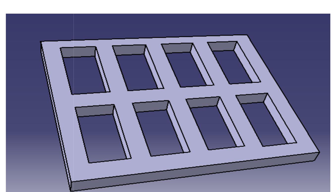Duster holder modelled in catia. figure 9: dusters to be