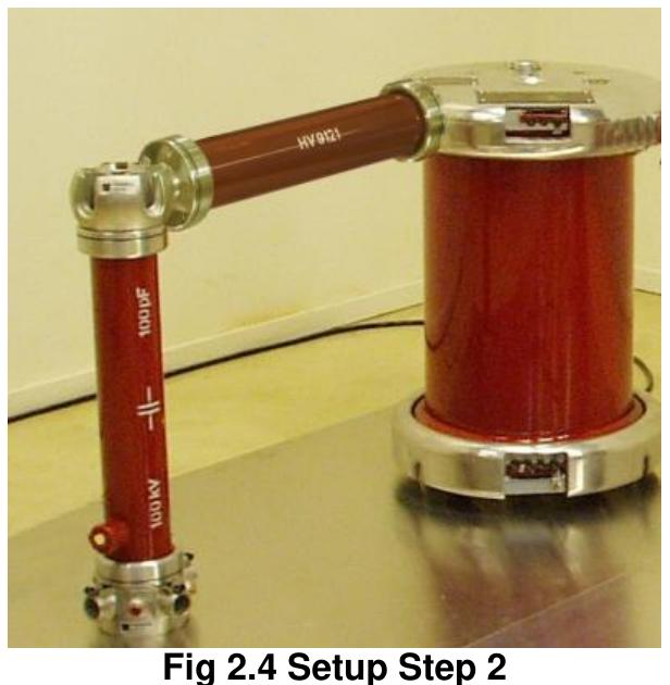 6. place the hv 9121 charging resistor between the