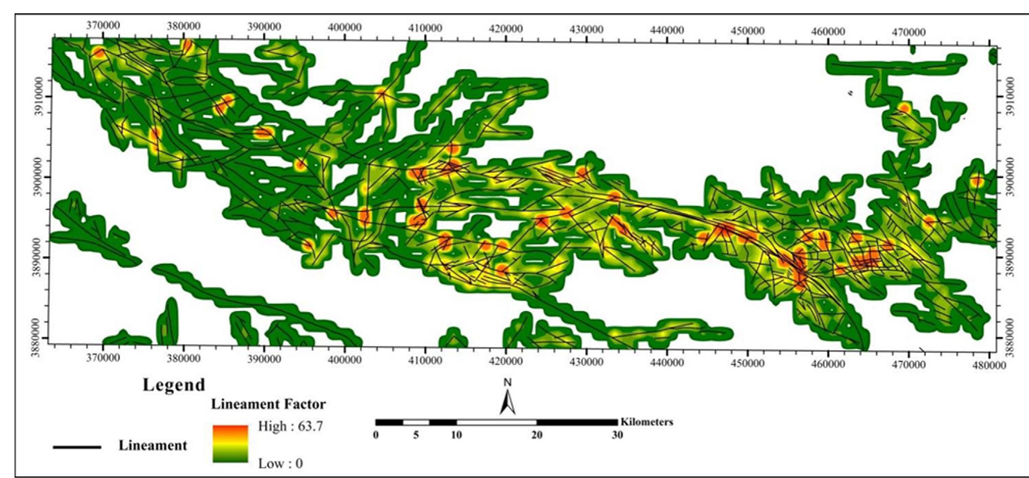 The lf map for the study area. fig. 5. final map of
