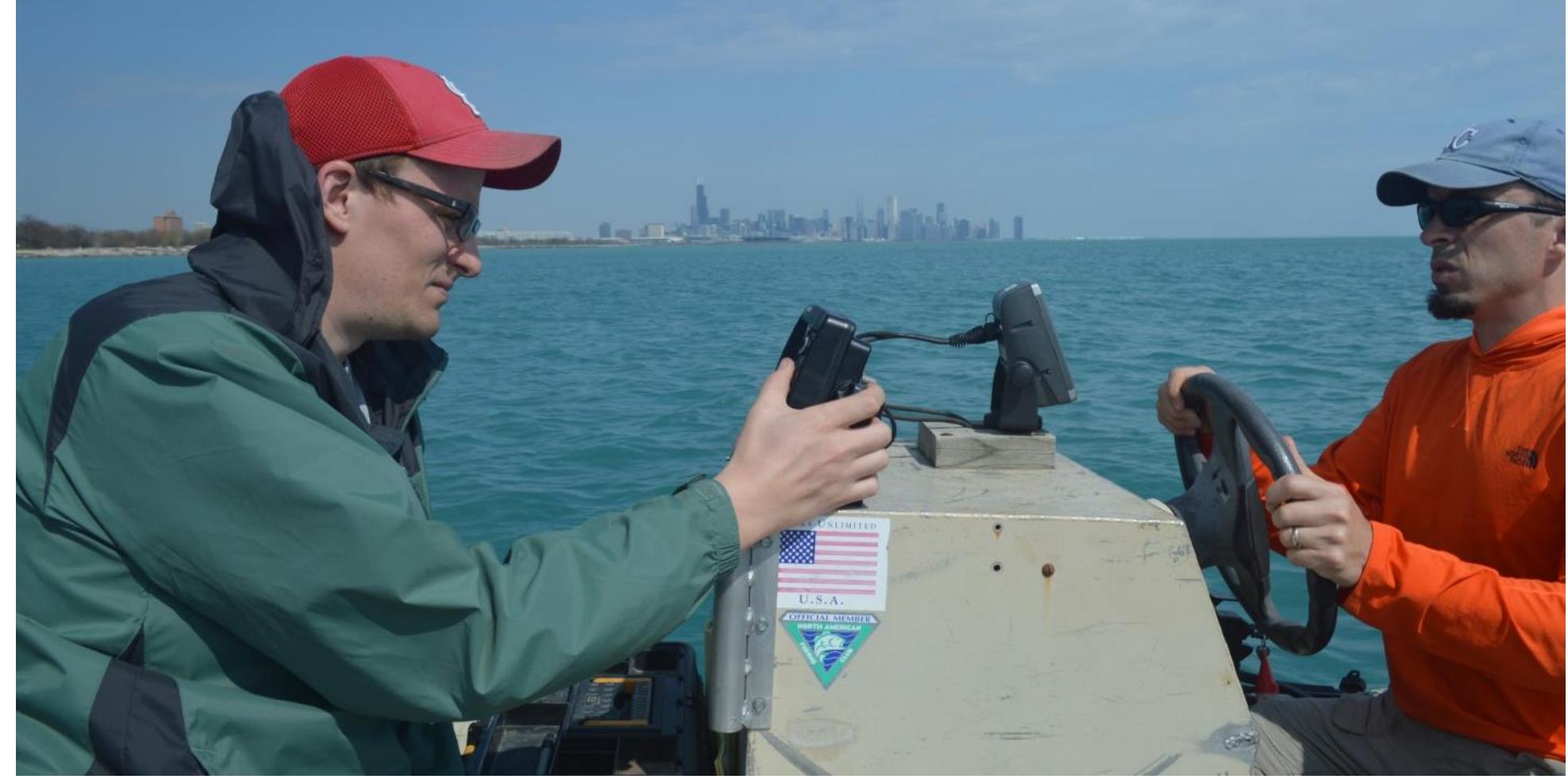 To adequately map morgan shoal, we created two map products,
