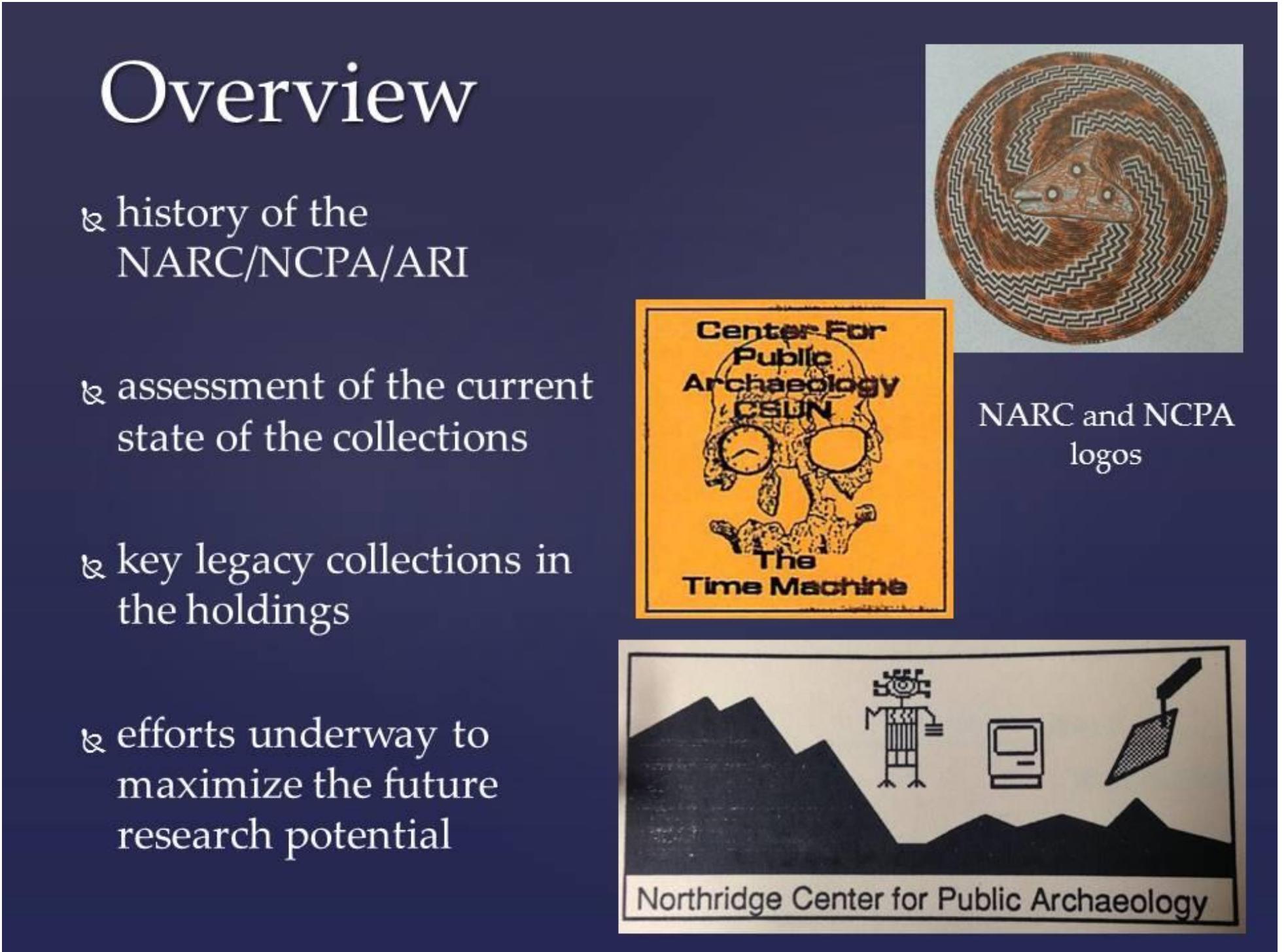 This paper provides a history of the archaeology program at