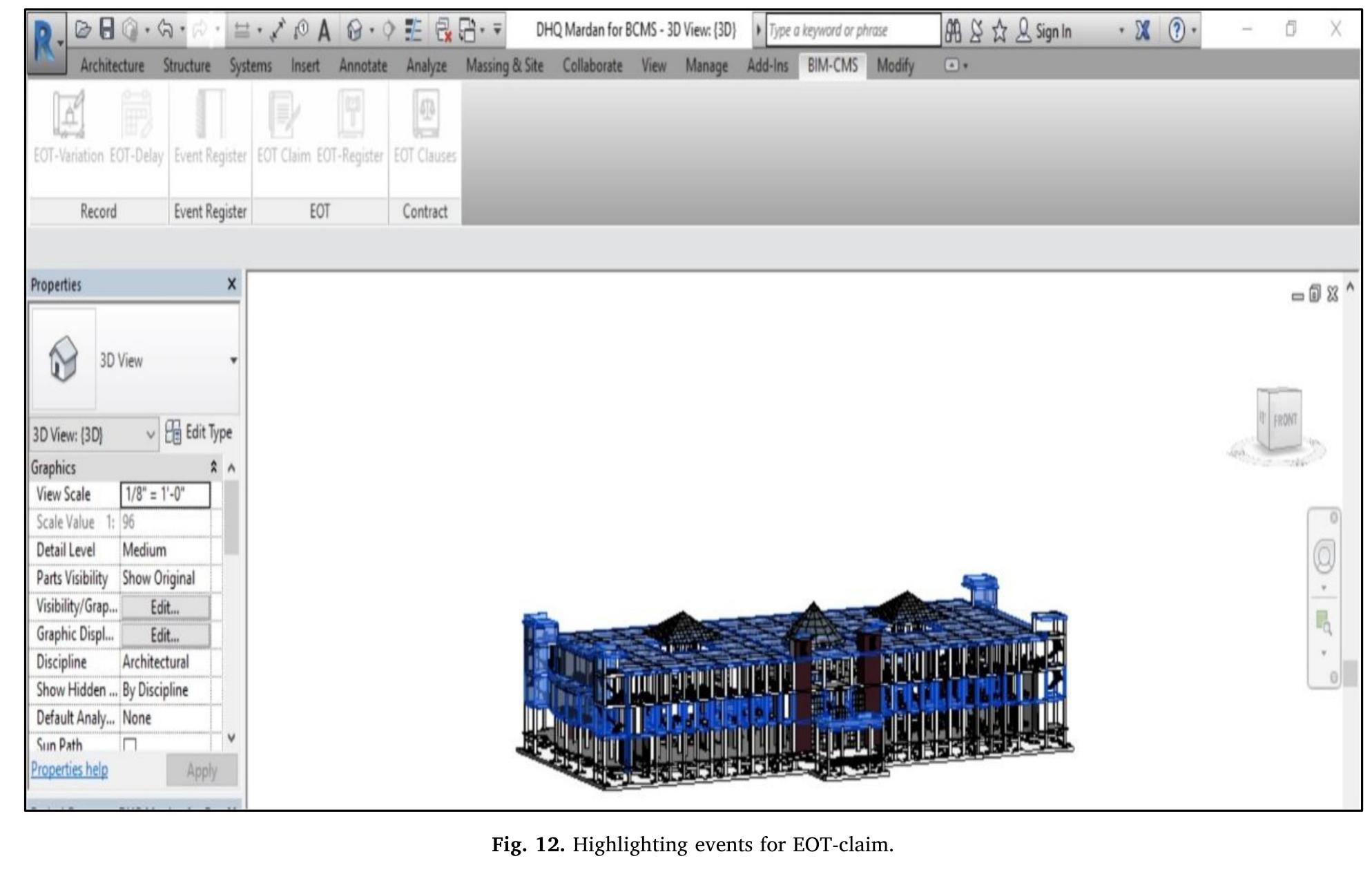 Autodesk navisworks timeline simulation.