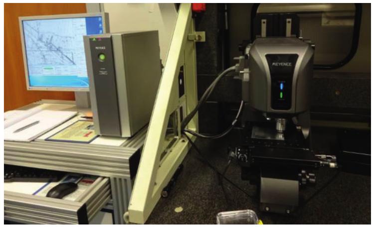 Keyence vk-9700k confocal microscope with a vk- 9710k