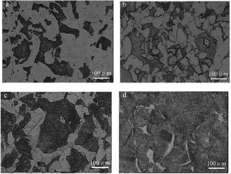 The microstructure of water-quenched specimens reheated from