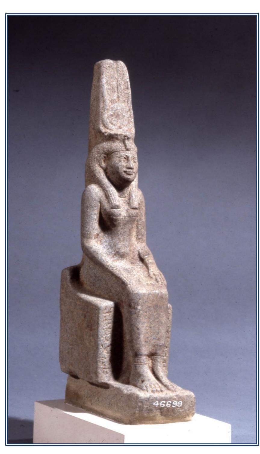 Statuette of the kushite god’s wife of amun, amenirdis i (bm