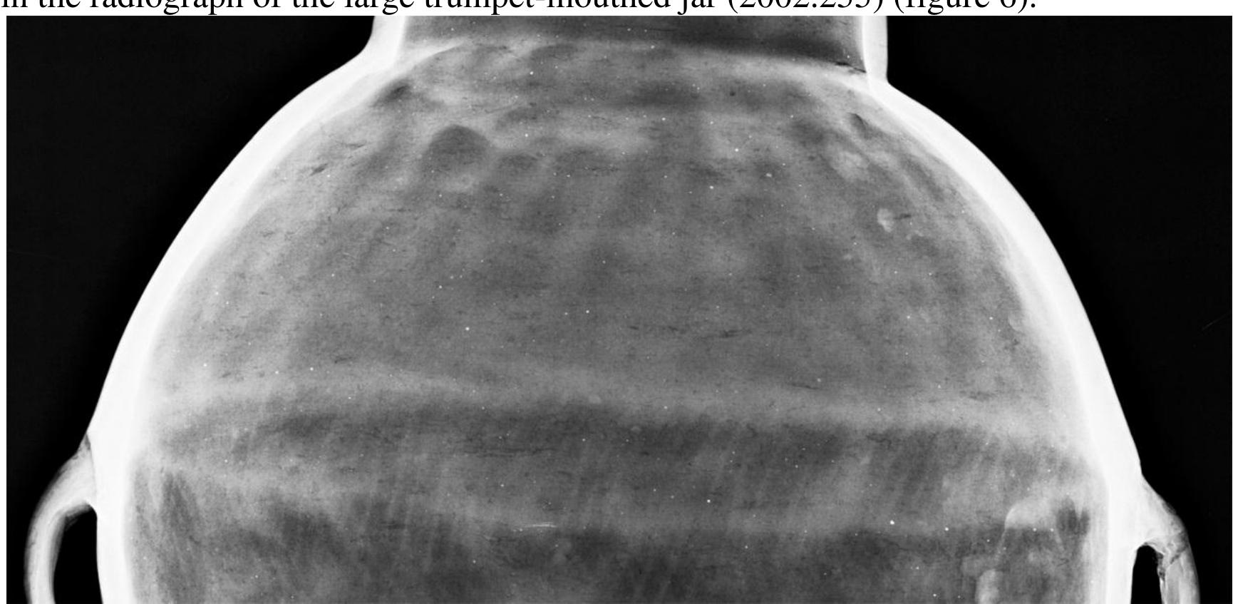 Detail showing the horizontal, parallel voids in the upper