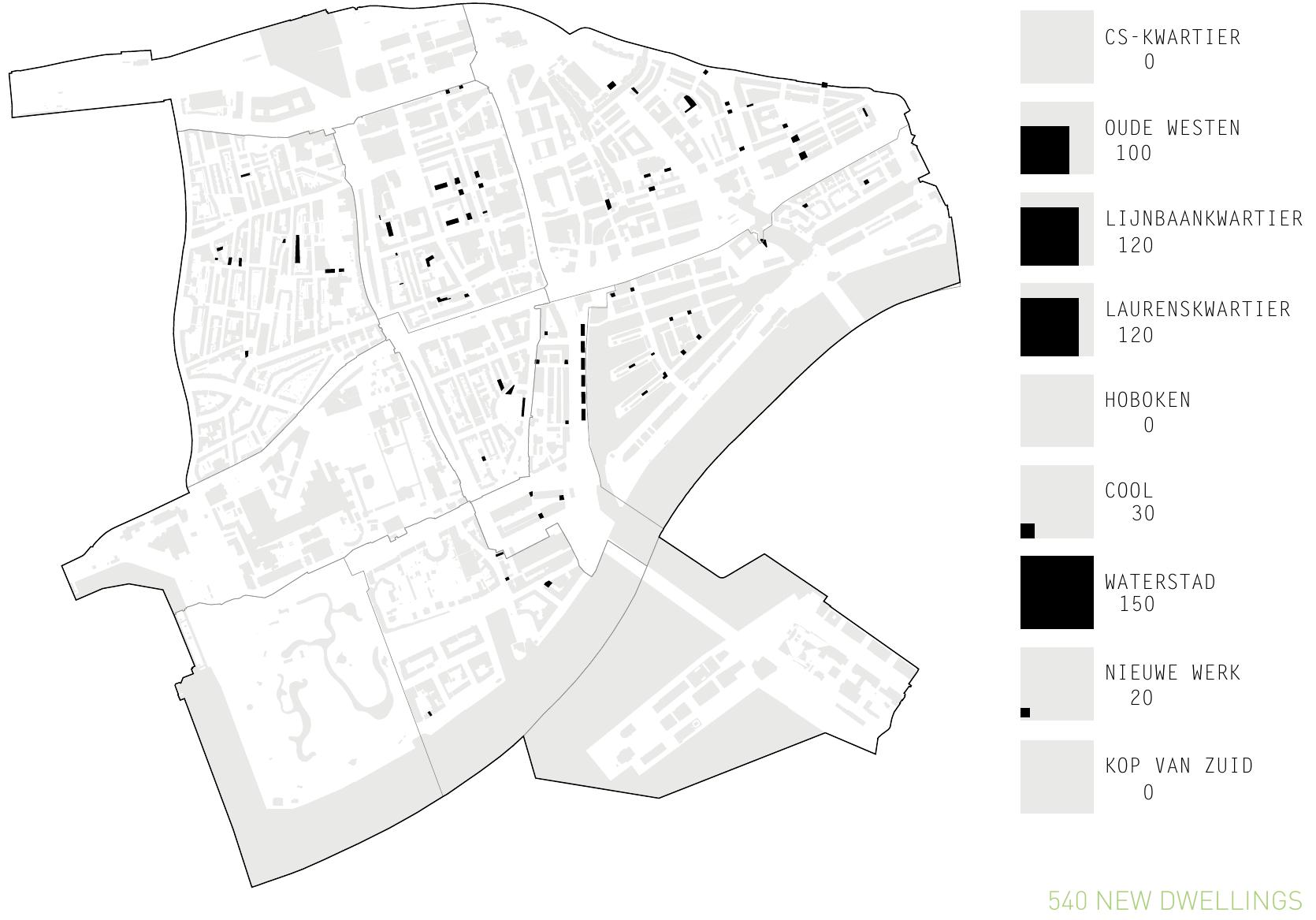Potential map, 2040 (partially based on study by studio