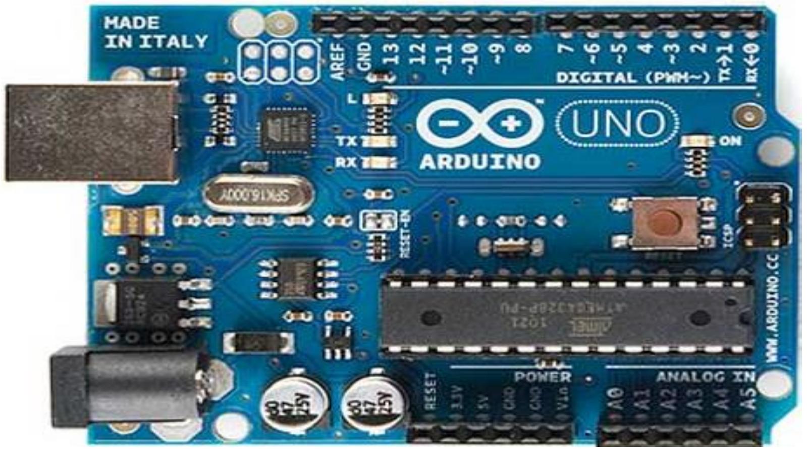 4 arduino uno board: arduino uno board showing 16 digital
