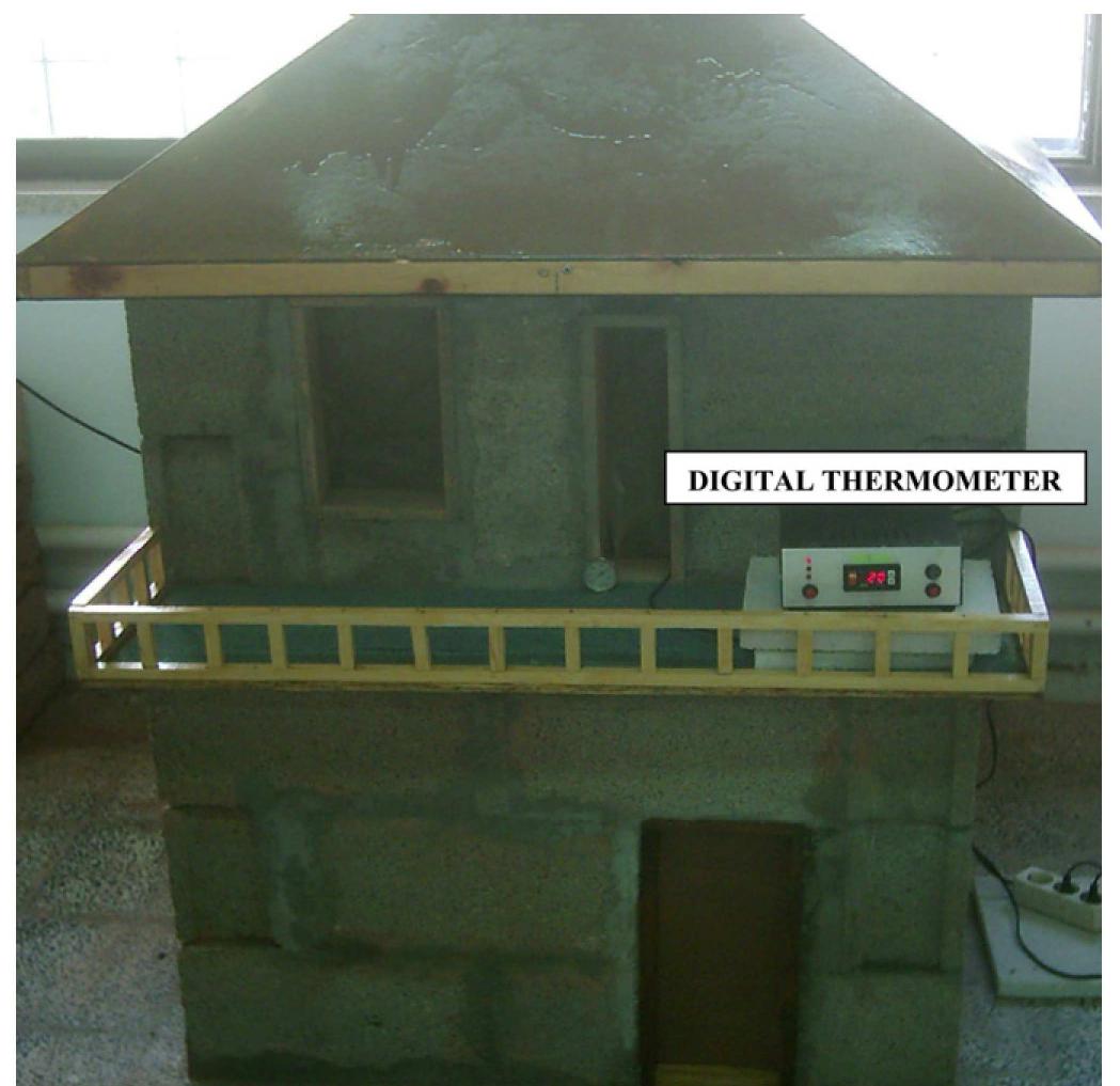 Model house built with fiber-reinforced mud bricks [57].