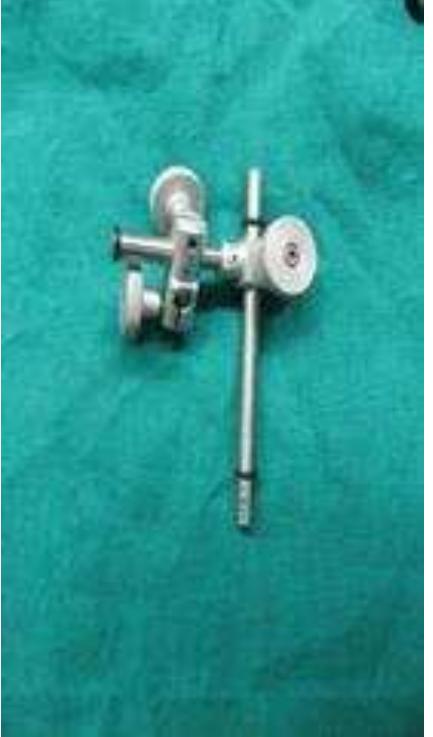 Transfer clamp assembly with transfer rod, transverse clamp