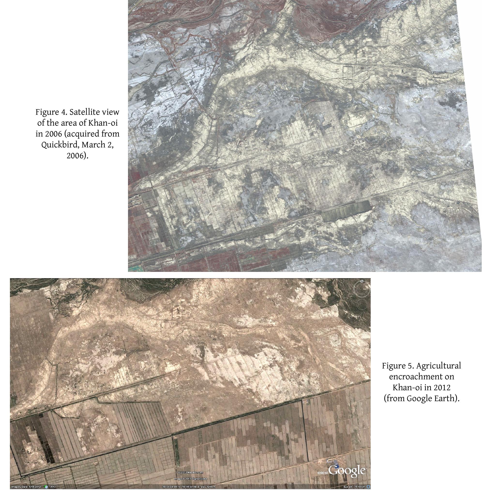 At a distance of about 547 m from the main stupa as