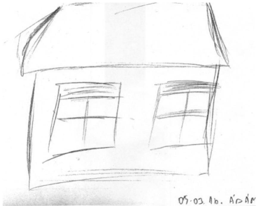 Draw a tree. the shape of the tree is also schematic. the