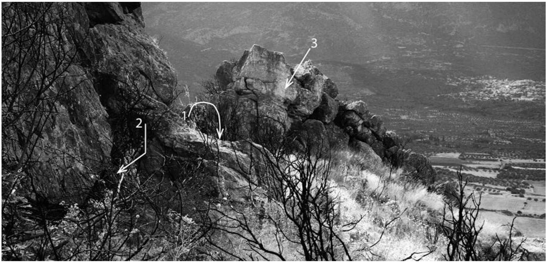Ric. 3. the upper city of phanoteus/panopeus, looking west