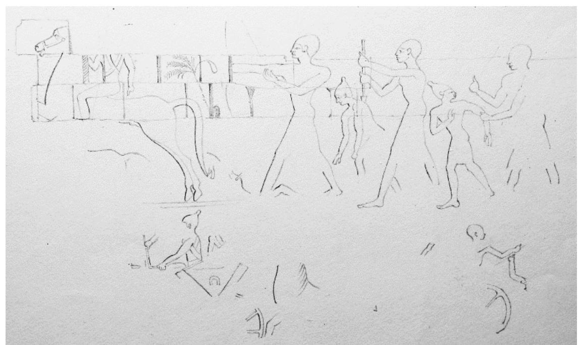 William john bankes’s drawing from the great temple of amun