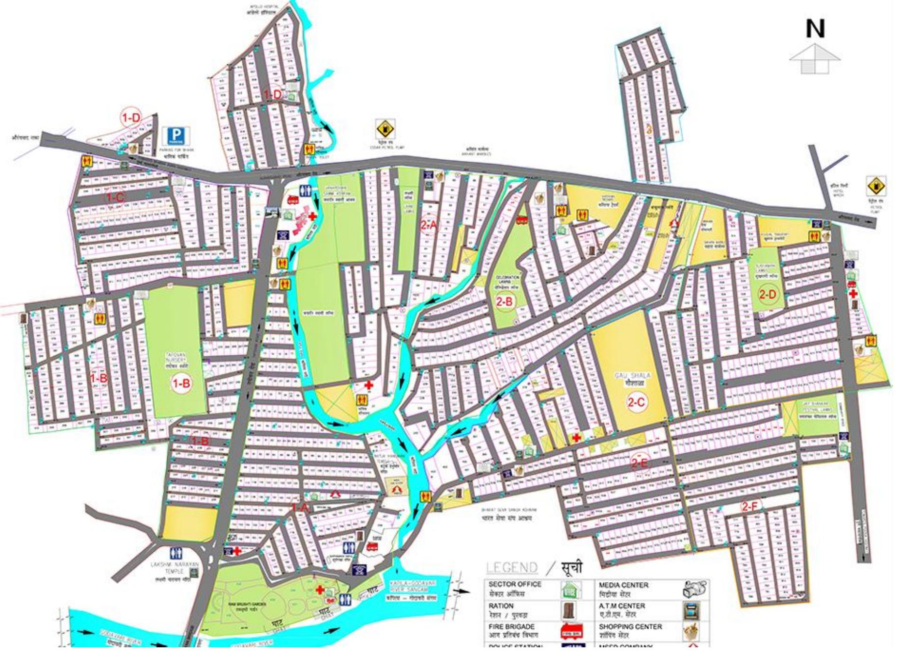 Mela plan and layout for the nasik kumbh 2015 in maharashtra