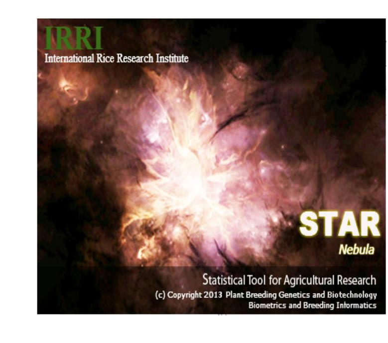 (PDF) Aplikasi STAR (Statistical Tool for Agricultural Research) Unttuk ...