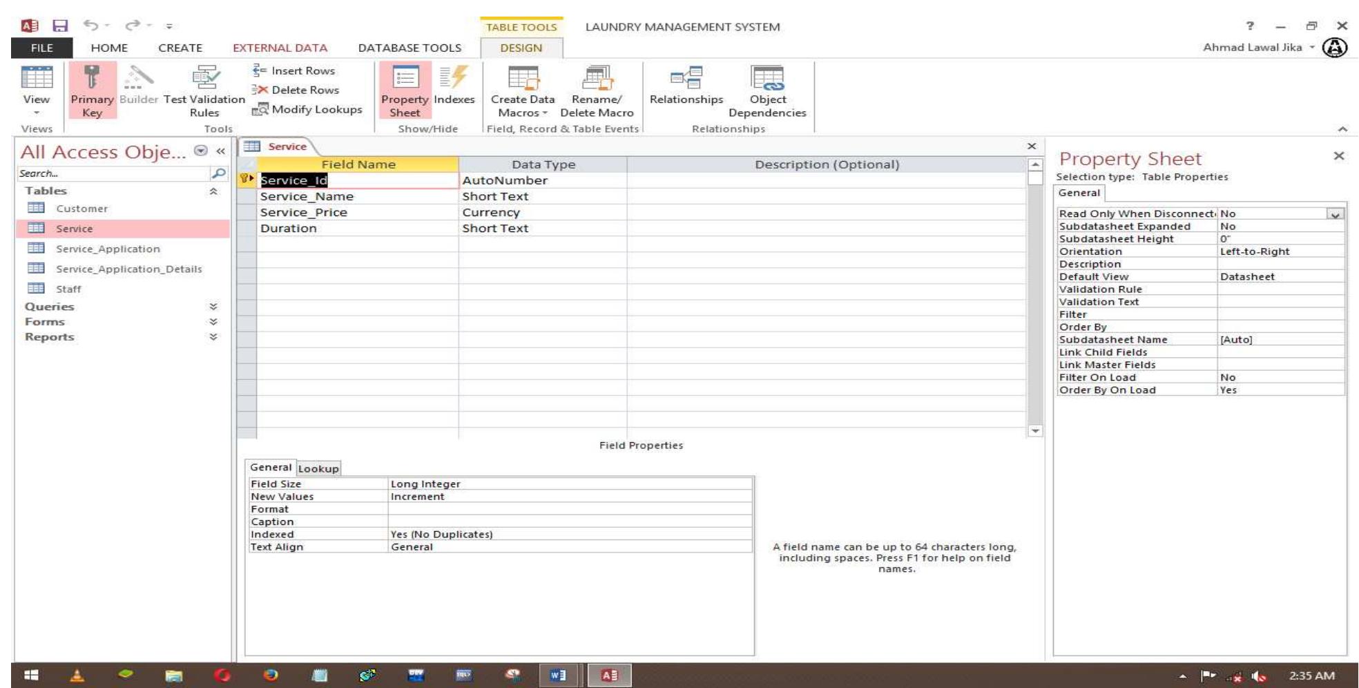 Figure 8 - Laundry Management System: Design and