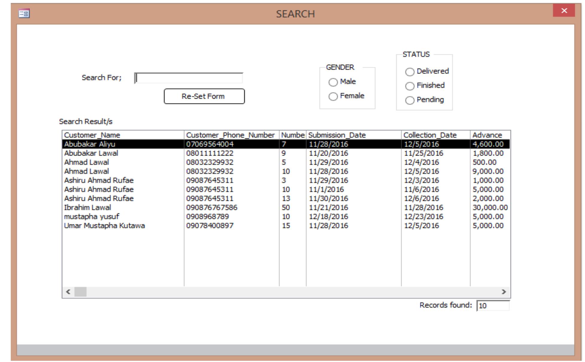 Figure 13 - Laundry Management System: Design and