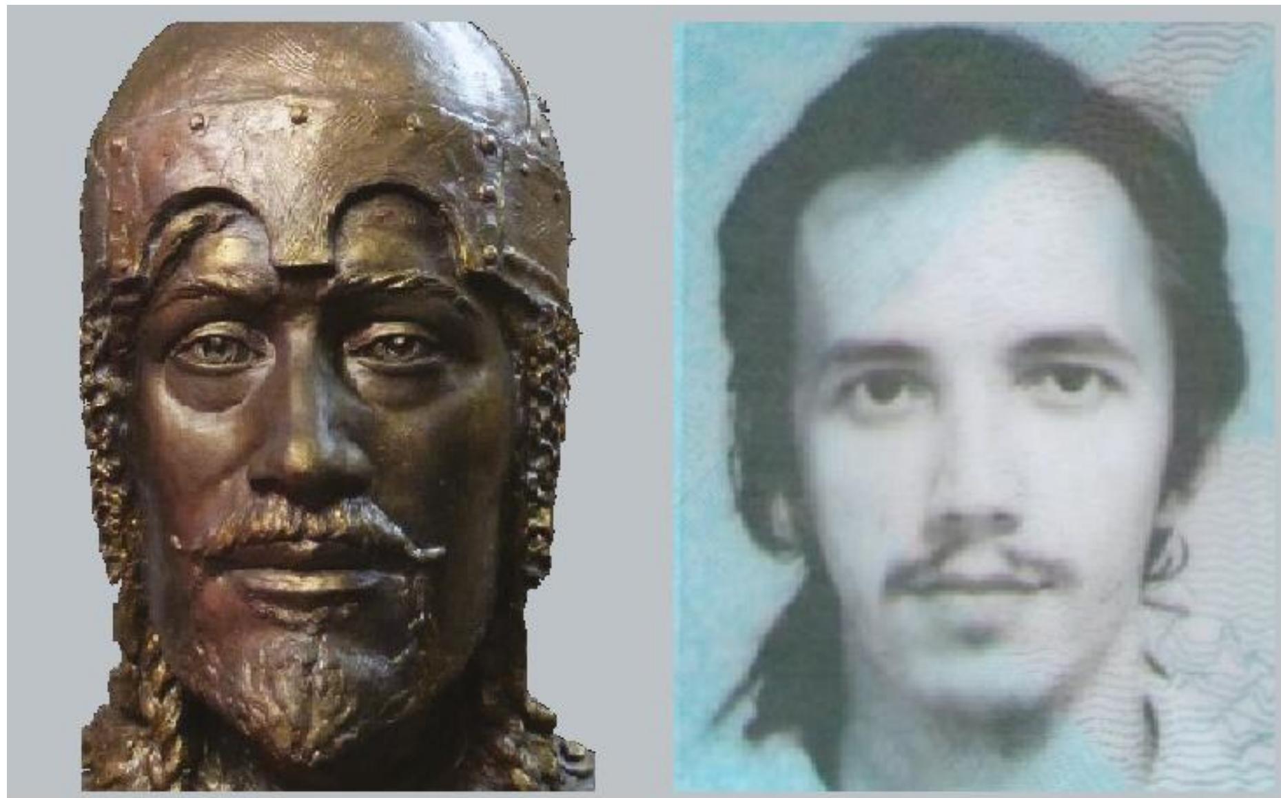 Kimak (yemek) warrior. photo of anthropologica
