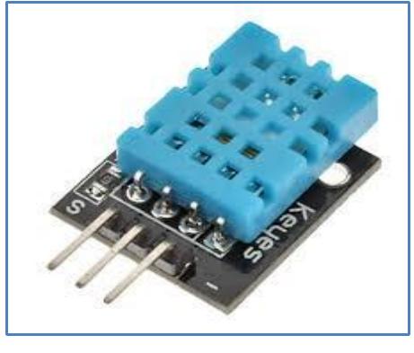 The dht11 temperature sensor. the dht11 digital temperature