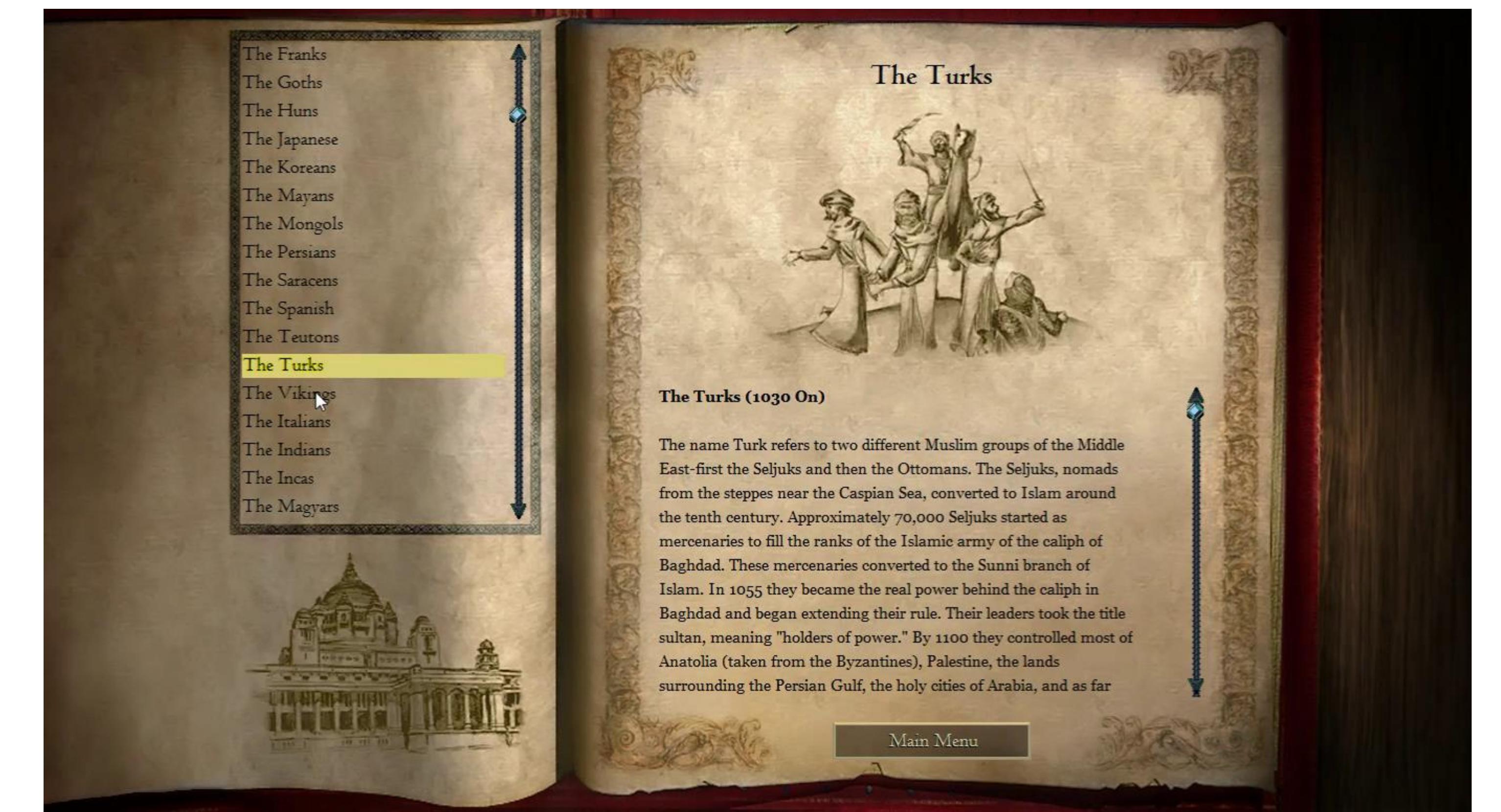 Figure 37 - Playable Histories and Implied Perspectives. A