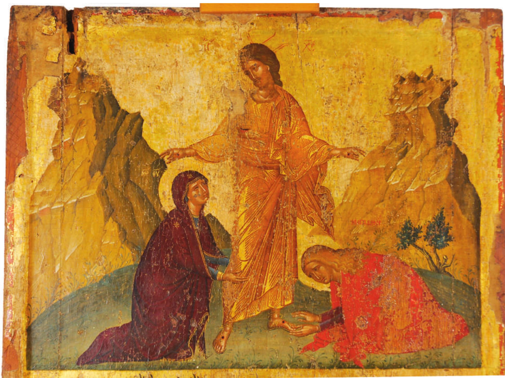 Noli me tangere, detail of fig. 22 (photo: benaki museum