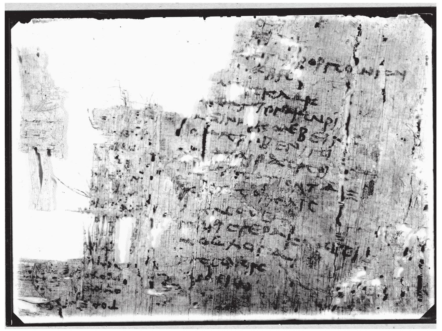 Egyptian words in the greek writing system. this can be