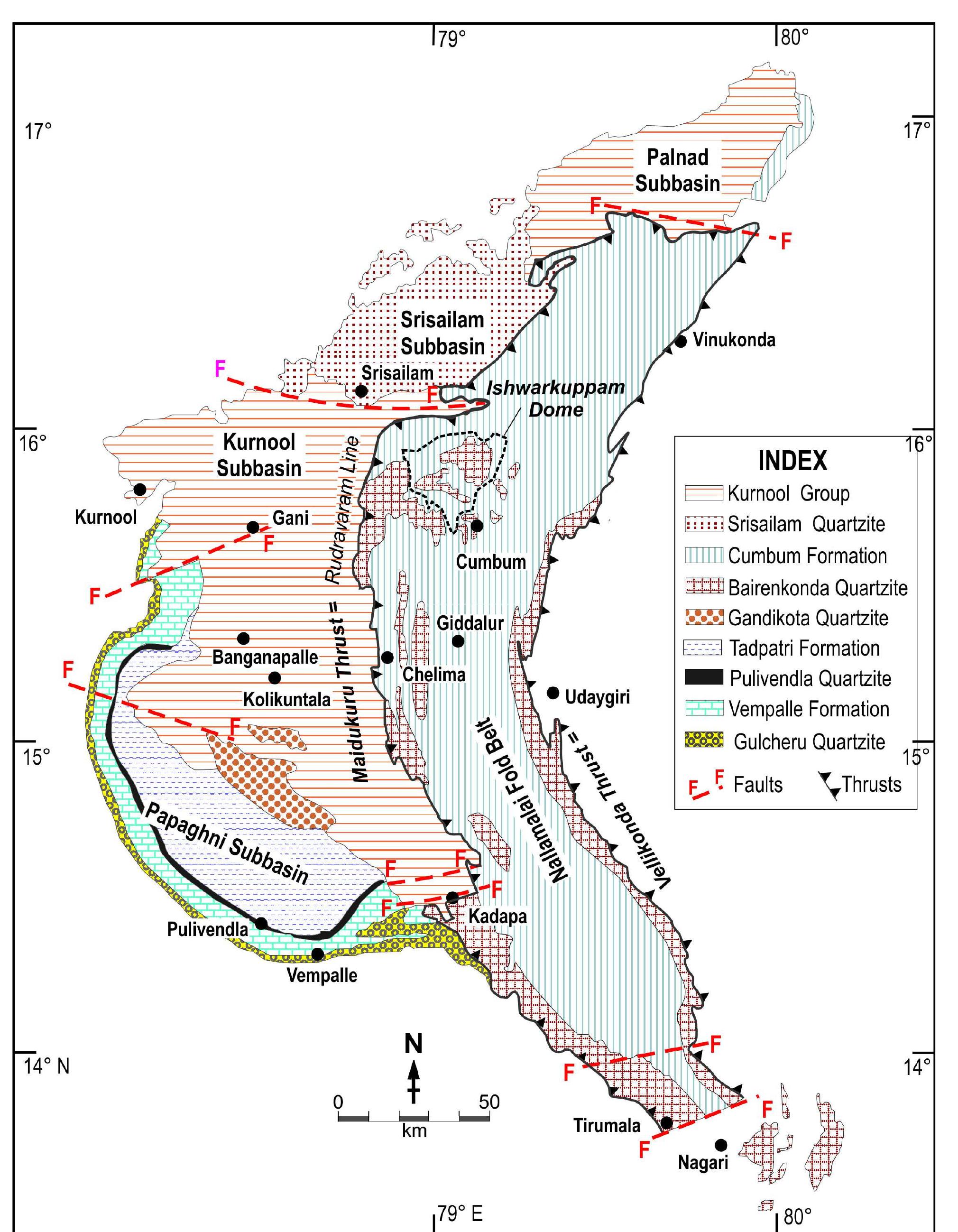 (PDF) Cuddapah Basin, India: A Collage of Proterozoic Subbasins and ...