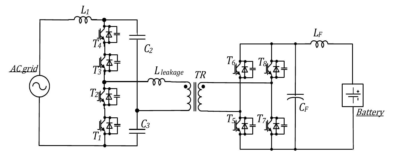 Schematics Of A Bidirectional Single Phase Single Stage