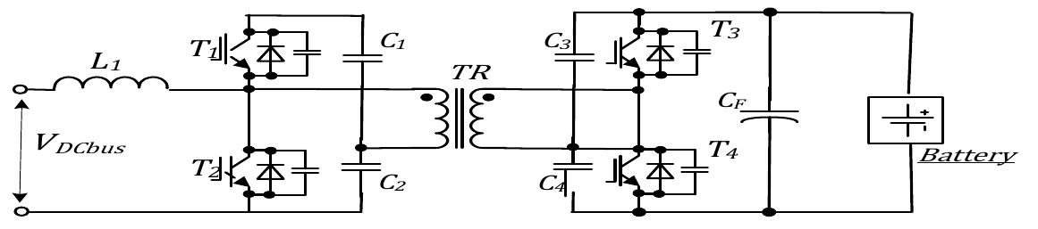 Current fed half bridge converter [34]